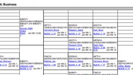 Timetables | Bond University | Gold Coast, Queensland, Australia