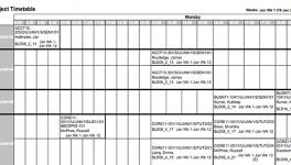 Timetables | Bond University | Gold Coast, Queensland, Australia